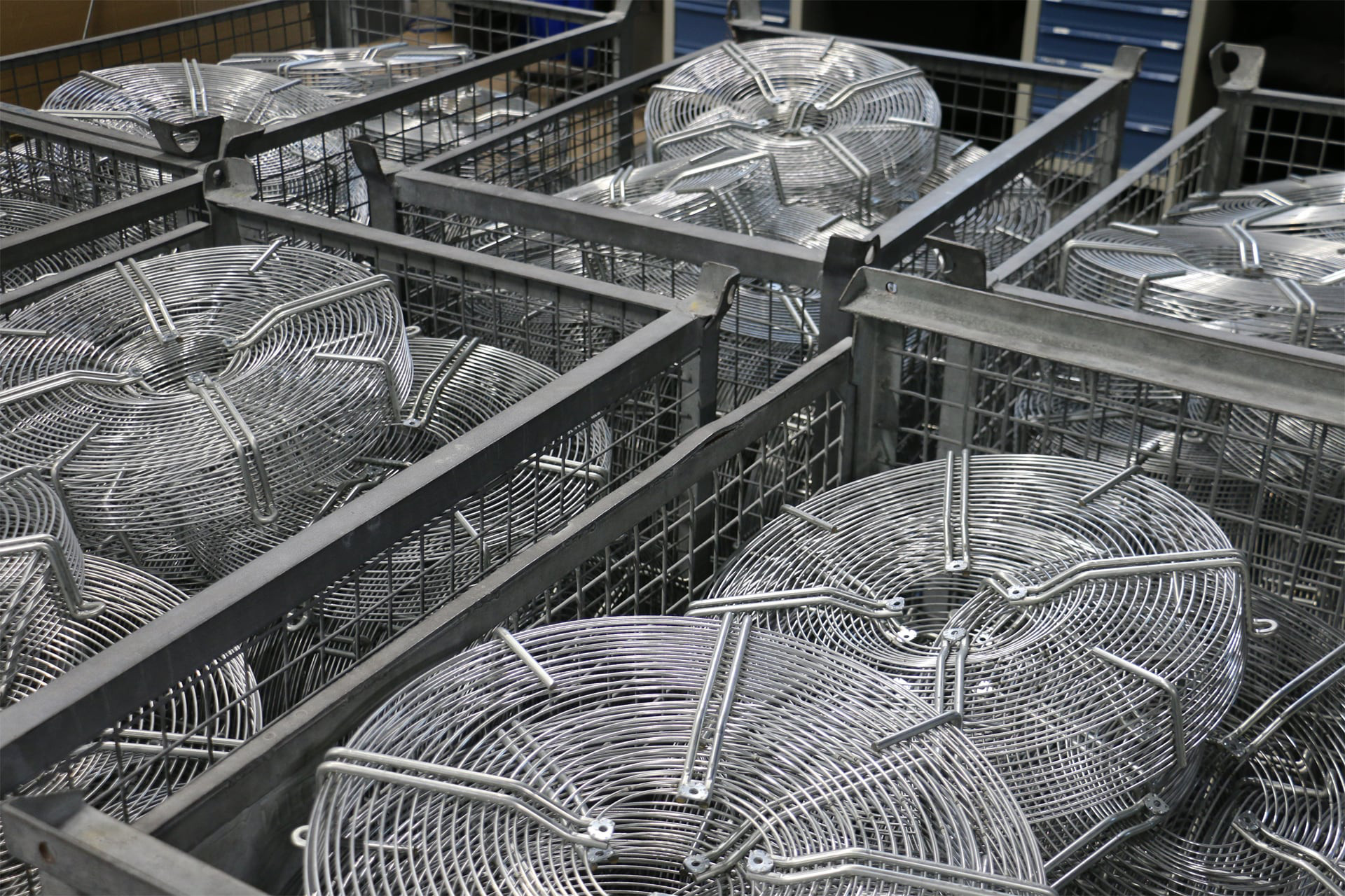 Protective grilles for fan guards | Blok's Draadvorm